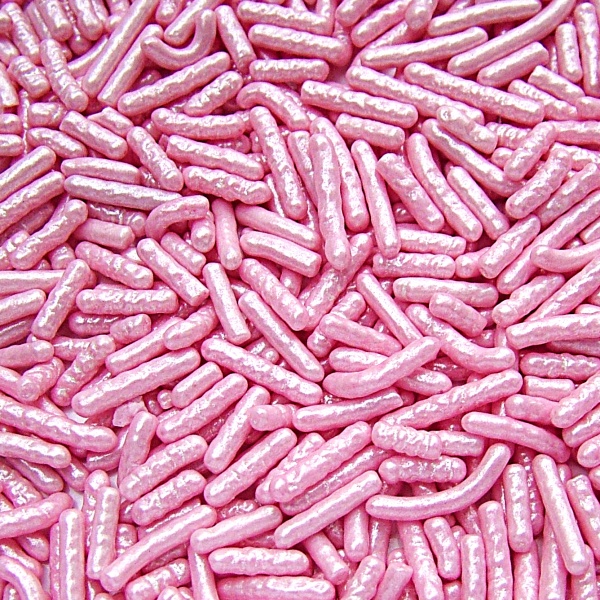 Pearlised Pink Sugar Strands - QSIngredients.co.uk