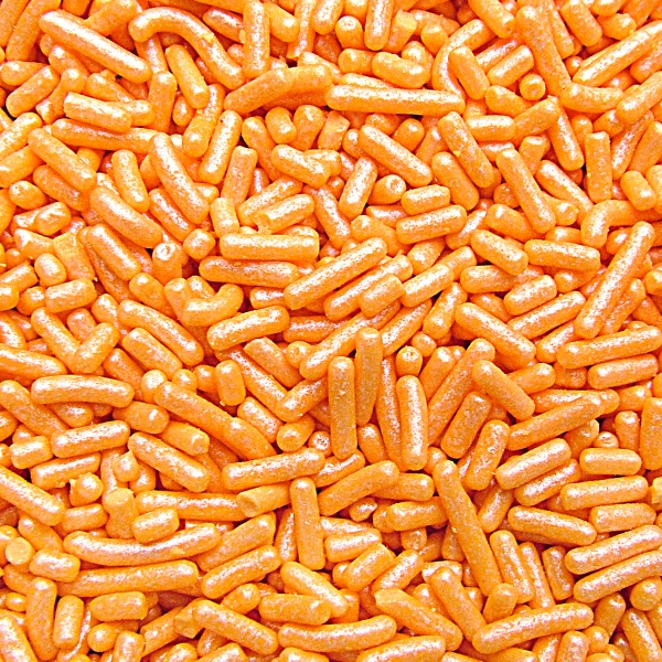 Pearlised Orange Sugar Strands - QSIngredients.co.uk