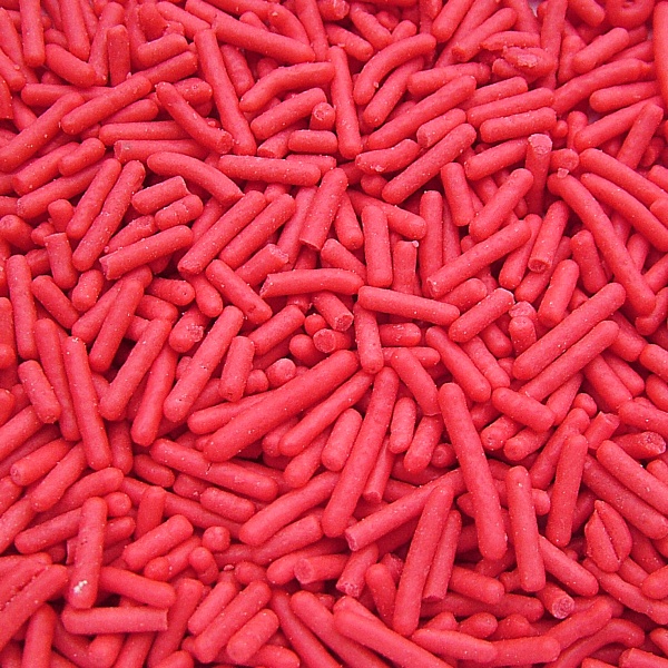 Red Sugar Strands - QSIngredients.co.uk