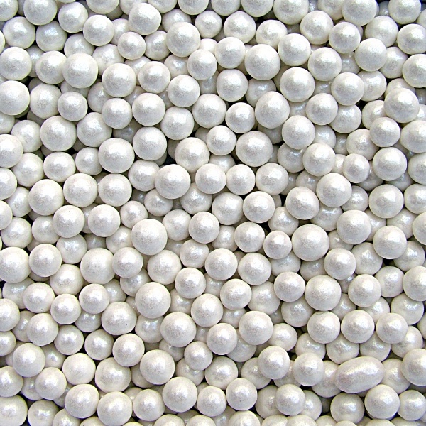 Pearlised White 4mm Pearls - QSIngredients.co.uk